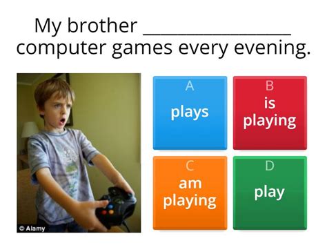 Present Simple Or Present Continuous Quiz