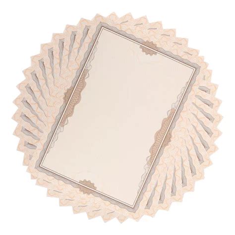 100 Sheets Of Certificate Paper Diploma Certificate Paper Printable