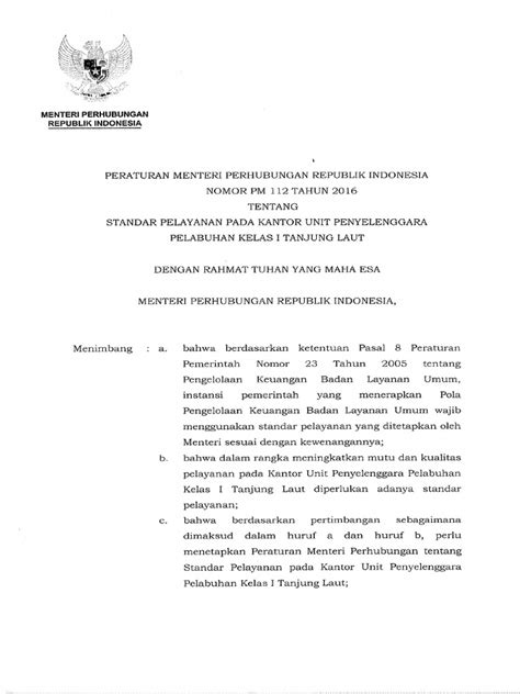 Pm 112 Tahun 2016 Pdf