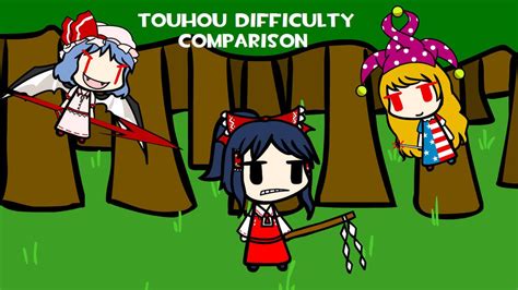 Touhou Difficulty Comparison By Harry99710 On Deviantart