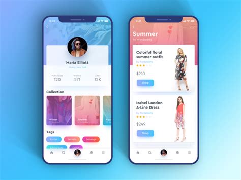 Mobile App Profile Screen UI Design Updated OnAirCode
