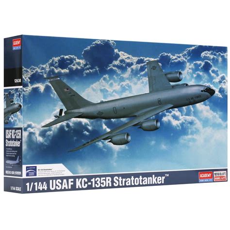 Academy Usaf Kc 135r Stratotanker Military Aircraft Model Kit Scale 1144