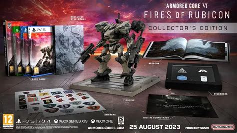 armored core vi estas son todas sus ediciones especiales y los bonus