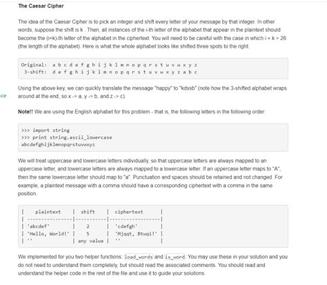 solved the caesar cipher the idea of the caesar cipher is to