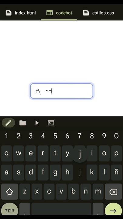Input Para Ingresar ContraseÑa Html Y Css Programacionweb Html5