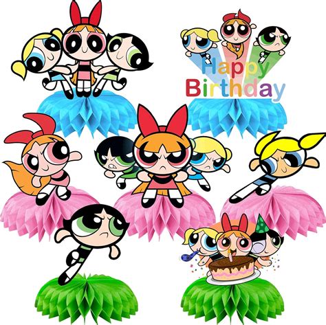Powerpuff Girls Party Supplies Set Con Decoraciones Chile Ubuy