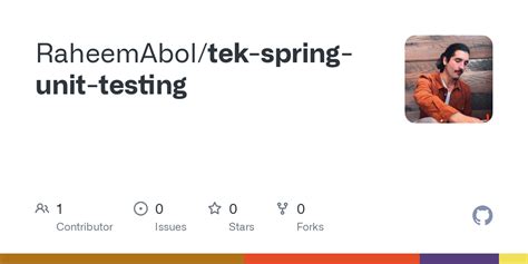 Tek Spring Unit Testingspringstartersrcmainresourcestemplates