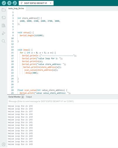 Loop For Fault IDE IDE X Arduino Forum