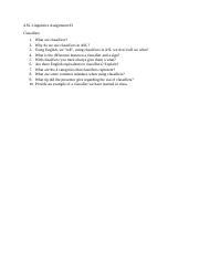 Understanding Classifiers In ASL Usage Differences And Common Course Hero