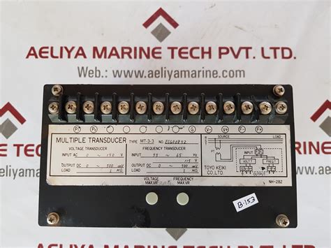 Toyo Keiki Multiple Transducer Mt 3 3 Aeliya Marine
