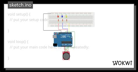 Joystick Led Wokwi Esp32 Stm32 Arduino Simulator