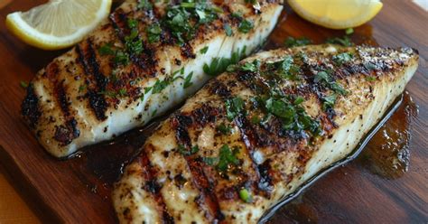 Easy Grilled White Fish On Grill 5 Step Recipe