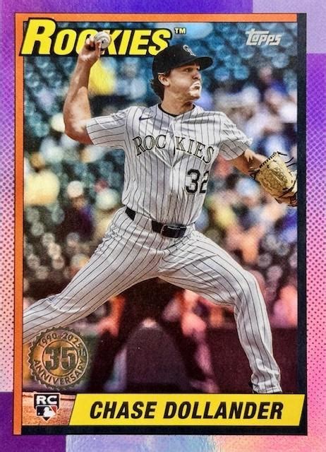 Chase Dollander U90 50 Prices Rookie 2025 Topps Update 1990