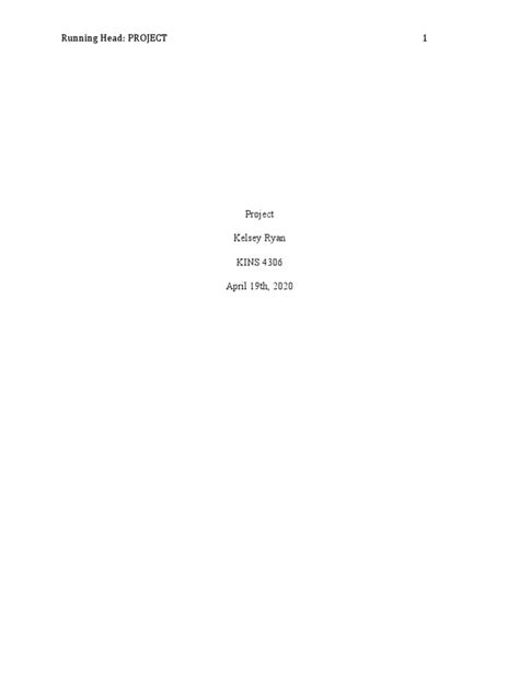 running head project 1 pdf clothing