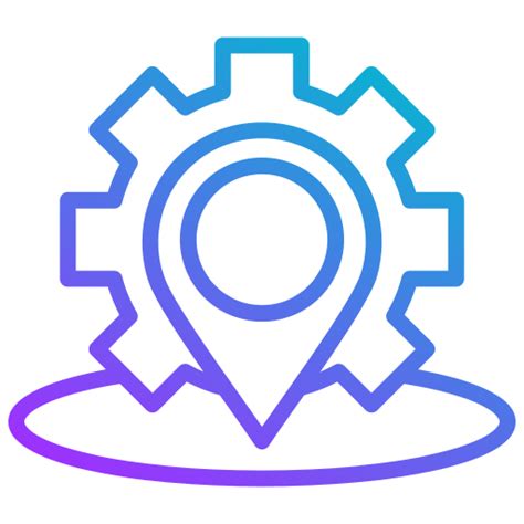 Localization Generic Gradient Outline Icon Localization Generic Gradient Outline Icon