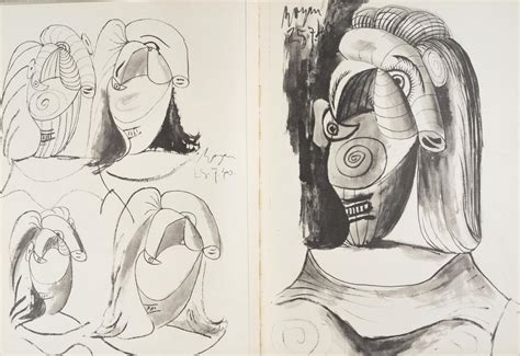 Bonhams Picasso Signed Facsimile Sketchbook Picasso Pablo 1881