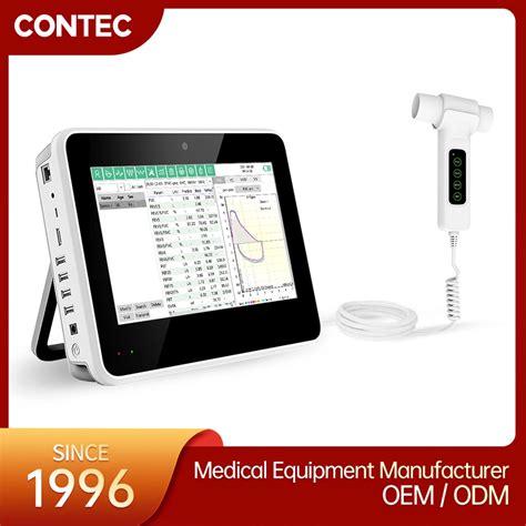 Contec Sp100a Pulmonary Lung Analyzer Digital Portable Spirometer