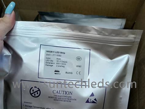 Customised Different Lengths Of Ws2811 Led Strip Samples Sent To Usa