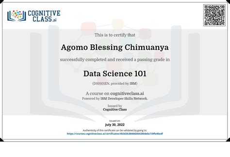 Ibm Ds0101en Certificate Cognitive Class