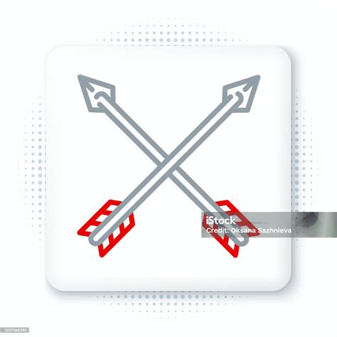 흰색 배경에 격리 된 선 교차 화살표 아이콘입니다 컬러풀한 아웃라인 컨셉 벡터 0명에 대한 스톡 벡터 아트 및 기타 이미지 0명 고대의 고풍스런 Istock