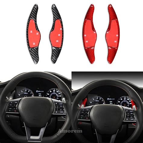 현대 소나타 Lf 9th 2016 2019 용 탄소 섬유 패들 시프터 스티어링 휠 시프트 패들 익스텐션스티어링 휠
