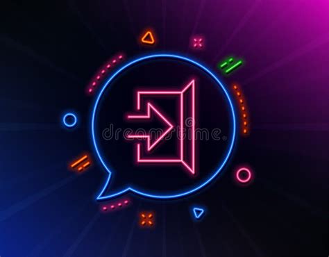 Exit Line Icon Open Door Sign Vector Stock Vector Illustration Of Building Doorway