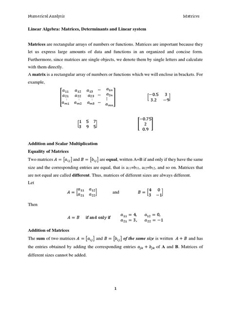 linear algebra matrices in 40 characters pdf matrix mathematics