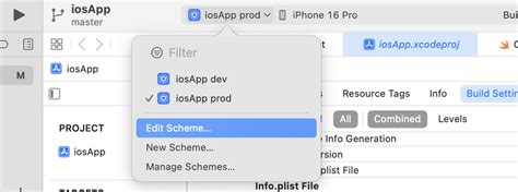 How Do I Toggle Between Debug And Release Builds In Xcode 6 7 8 Stack Overflow