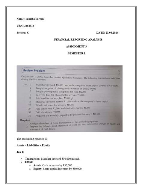 Assignment 3 Pdf Equity Finance Retained Earnings