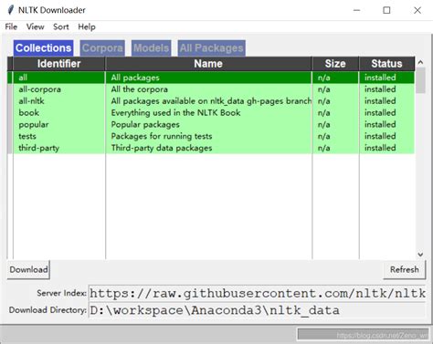 自然语言处理工具包nltk下的nltkdata安装nltk库如何查看自己里面是否下载了语言包 Csdn博客 自然语言处理工具包nltk下的nltkdata安装nltk库如何查看自己里面是否下载了语言包 Csdn博客