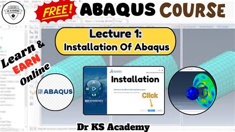 Learn Abaqus Installation Step By Step Dr Ks Academy Abaqus Abaqustutorial Freecourse
