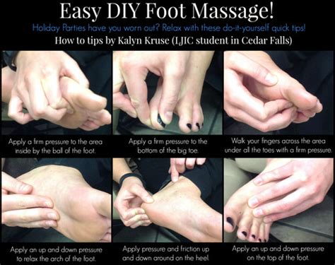 Step By Step Tutorial Easy Diy Foot Massage At Your Home