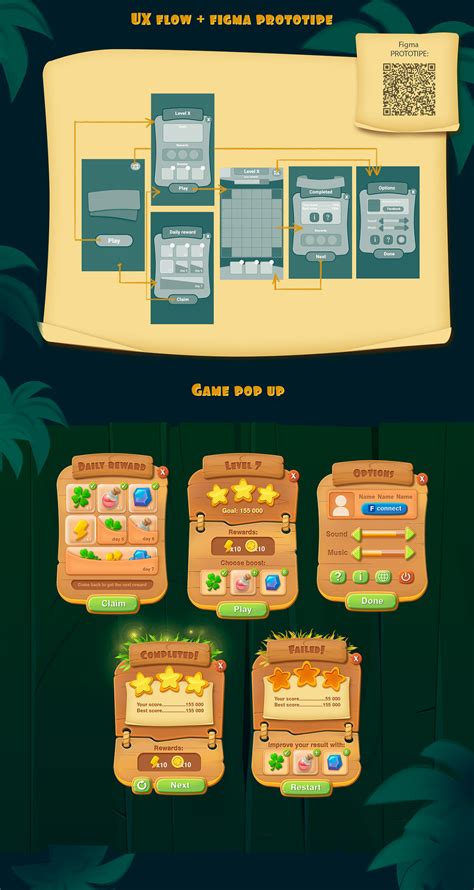 Forest Land Game UI On Behance