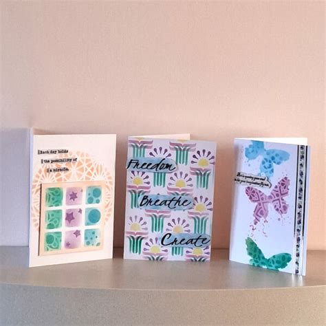 Layering Stencils Card Making Workshop Kegworth Events Classbento