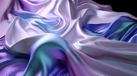 흰색 및 보라색 천을 사용한 매혹적인 3d 렌더링 무지개 빛깔의 홀로그램 포일 추상 패션 예술에 딱 맞습니다 로그 배경 홀로 배경 액체 추상 배경 이미지 Hd