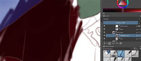 Multiply Layer Not Working When Clipped Basics Interface Krita