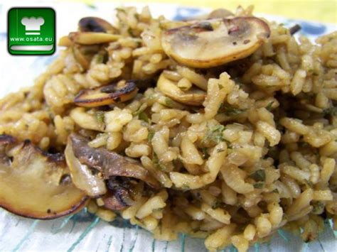 Гъби с ориз на фурна избрана рецепта от Осата