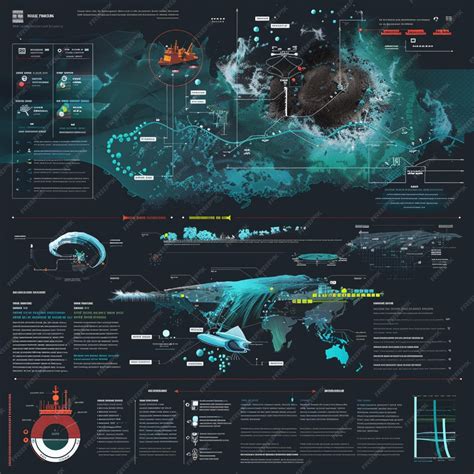 A Detailed Infographic Of The Latest Sonar Technology For Ocean Mapping Premium Ai Generated Image