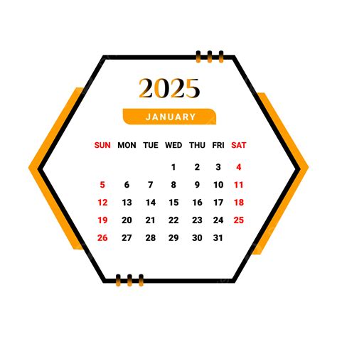 Calend Rio Minimalista De 2025 Vetor Png Calend Rio Simples De 2025 Free Power Point Template