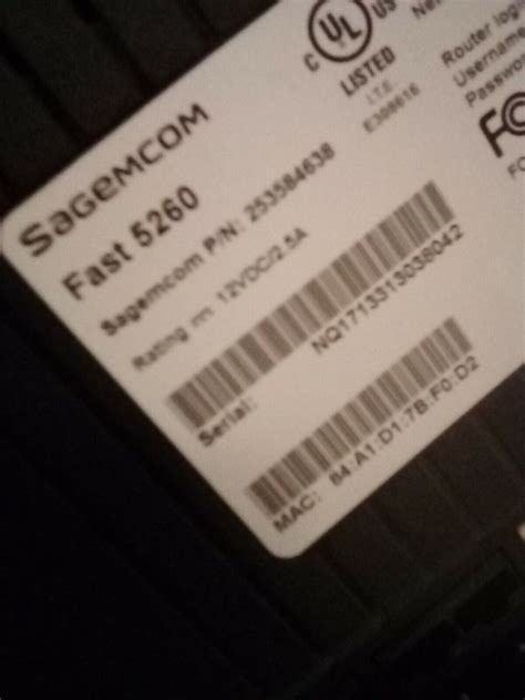 Sagemcom Fast 5260 Dual Band Wireless Fast Router Charter Spectrum Ebay