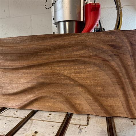 Parametric Wall Art Waves Design Cnc Files Dxf Svg Cnc Router 3d Art Wood Parametric Panel