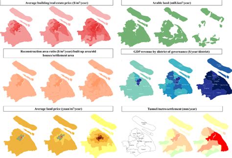 Spatiotemporal Maps Of High Regression Economic Impact Factors Average Download Scientific