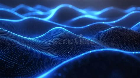 The Futuristic Neural Network Is Characterized By An Interconnected System With Glowing Nodes