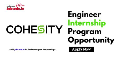 Start Your Career With Cohesitys Engineering Internship Program Jobcode