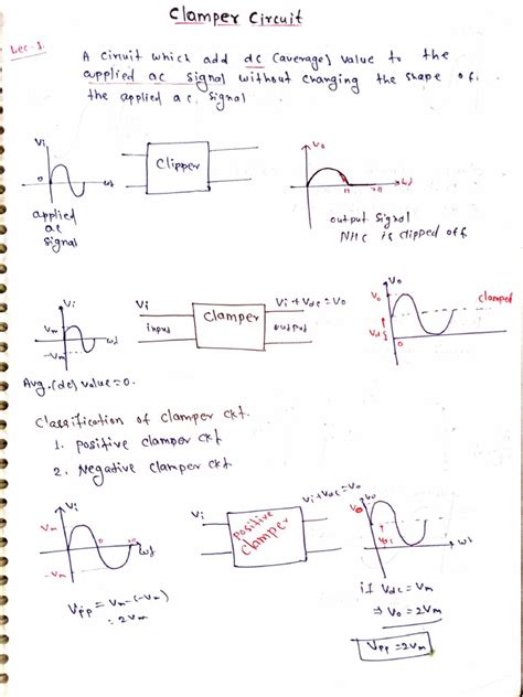 Clamper Circuit Pdf