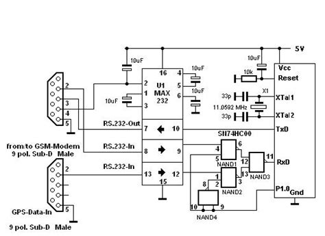 Multiplexing Uart Nand Gate Rickeys World Of Microcontrollers