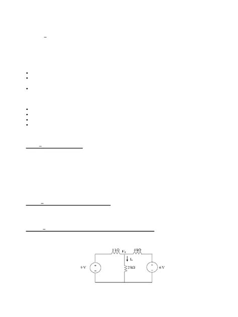Lab 2 Introduction To Making Circuits On A Bread Board And Application Of Nodal And Mesh Pdf