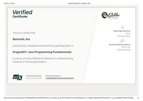 Ramnath Jha On Linkedin I Am Exciting To Announced That I Have Successfully Earned A Verified