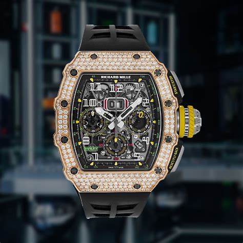 Richard Mille Rm 11 03 Rose Gold Diamond For Sale In Dubai