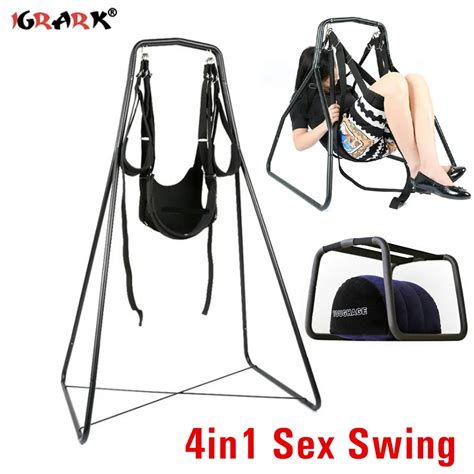 4in1 Multifunction Sex Furniture Hanging Sex Swing Love Chairs Sexules Position Sex Toys For